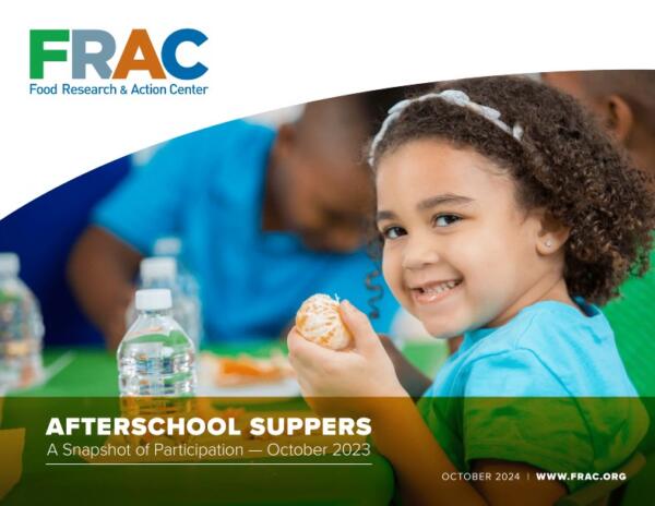 Afterschool Nutrition Programs - Food Research & Action Center