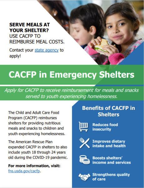 Outreach Toolkit: New USDA Resources for Shelters Feeding Youth and ...