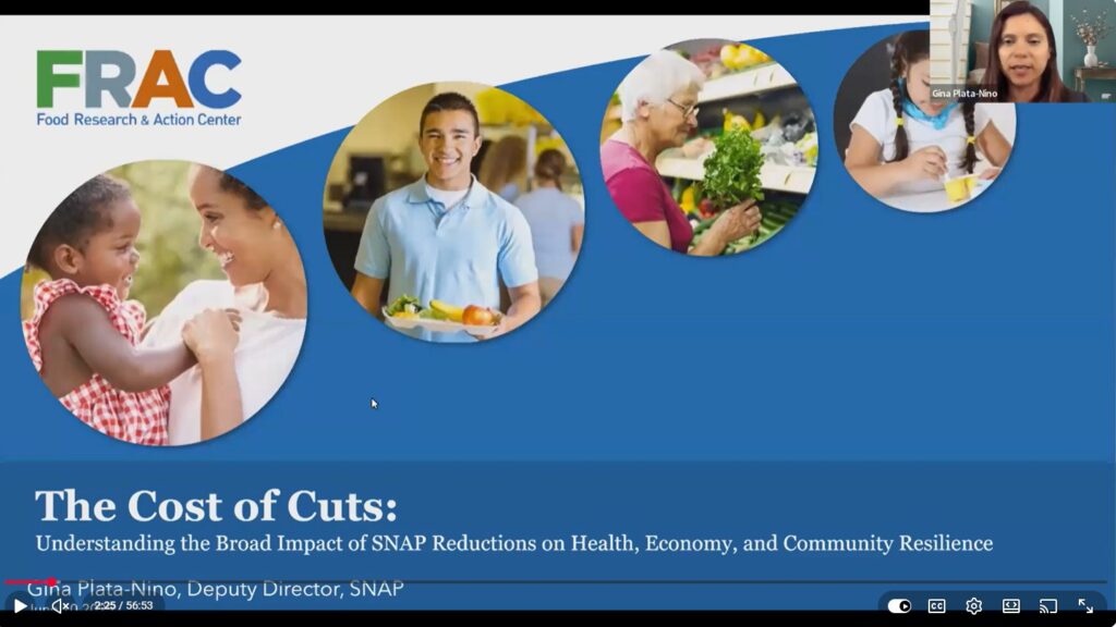 SNAP Cuts Mitigation Hub: Responding to H.R. 1 - Food Research & Action ...