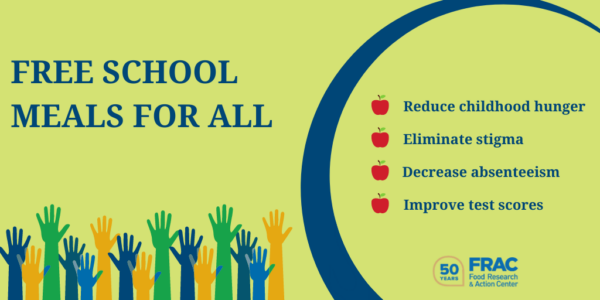 It's Time For Free School Meals For All - Food Research & Action Center