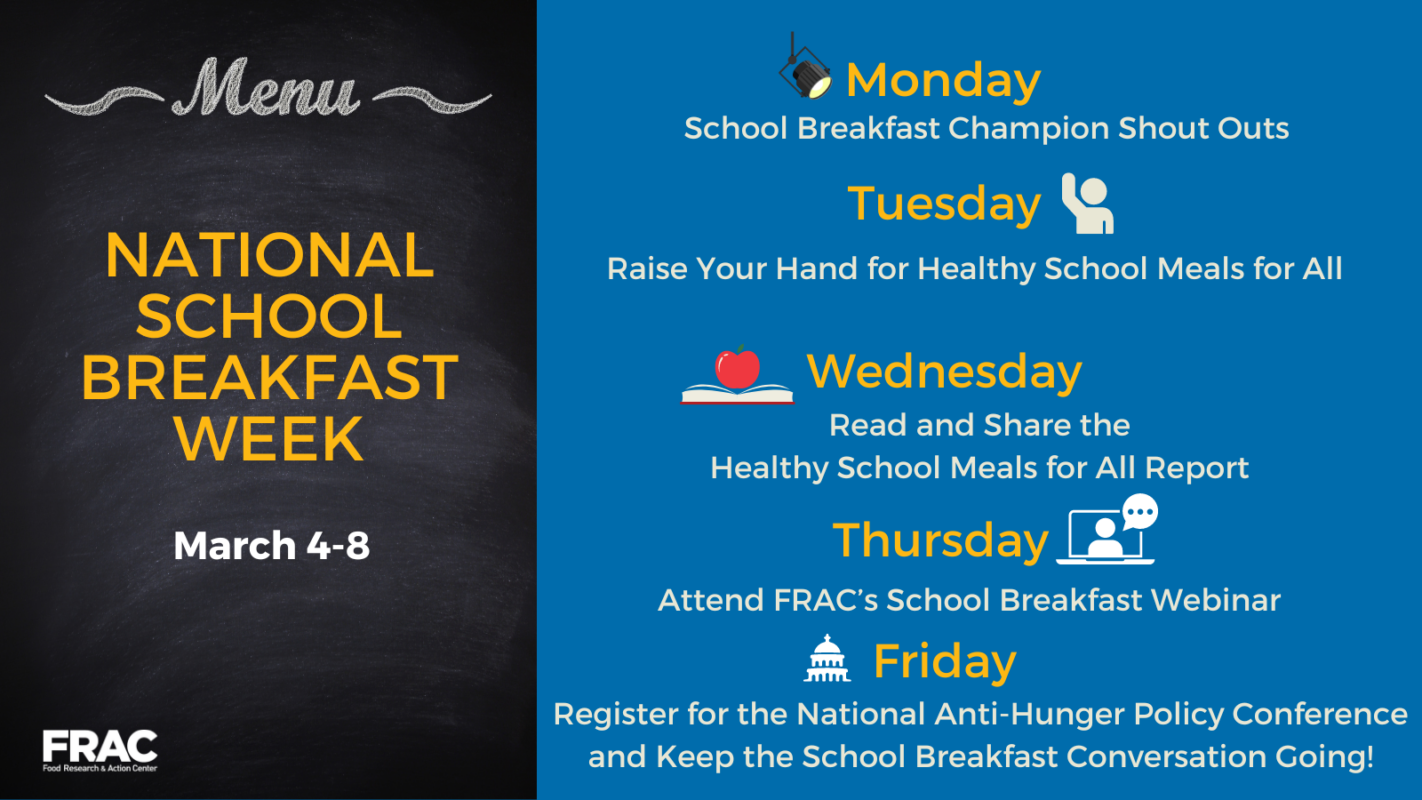 2024 National School Breakfast Week Resources - Food Research & Action ...