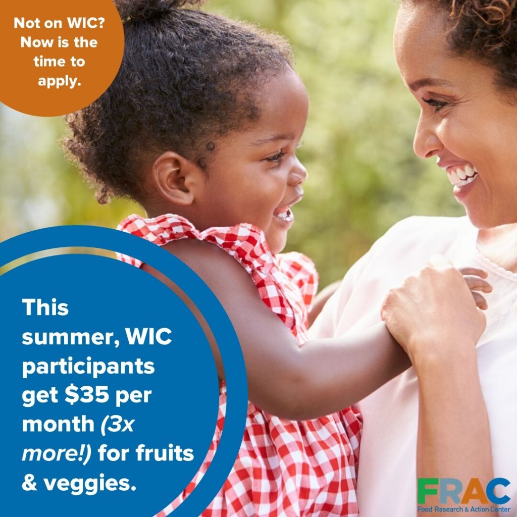 Making the Most of WIC’s Fruit and Vegetable Benefits Increase - Food ...