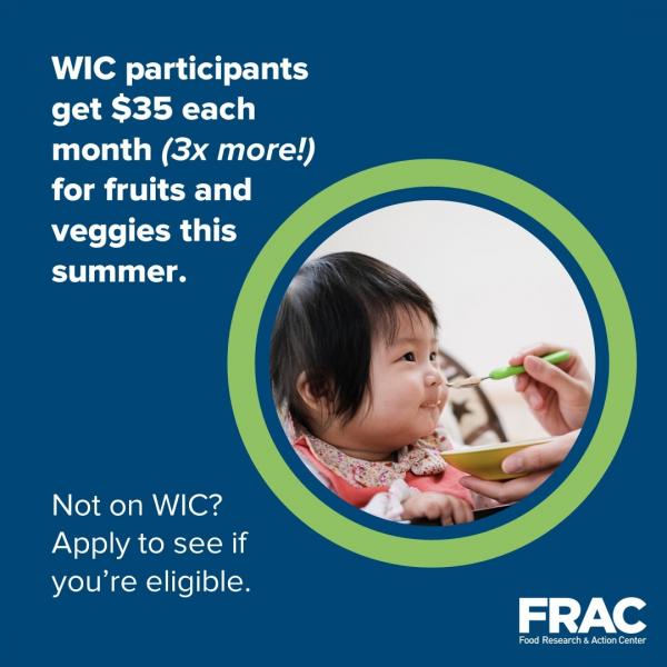 Making the Most of WIC’s Fruit and Vegetable Benefits Increase - Food ...